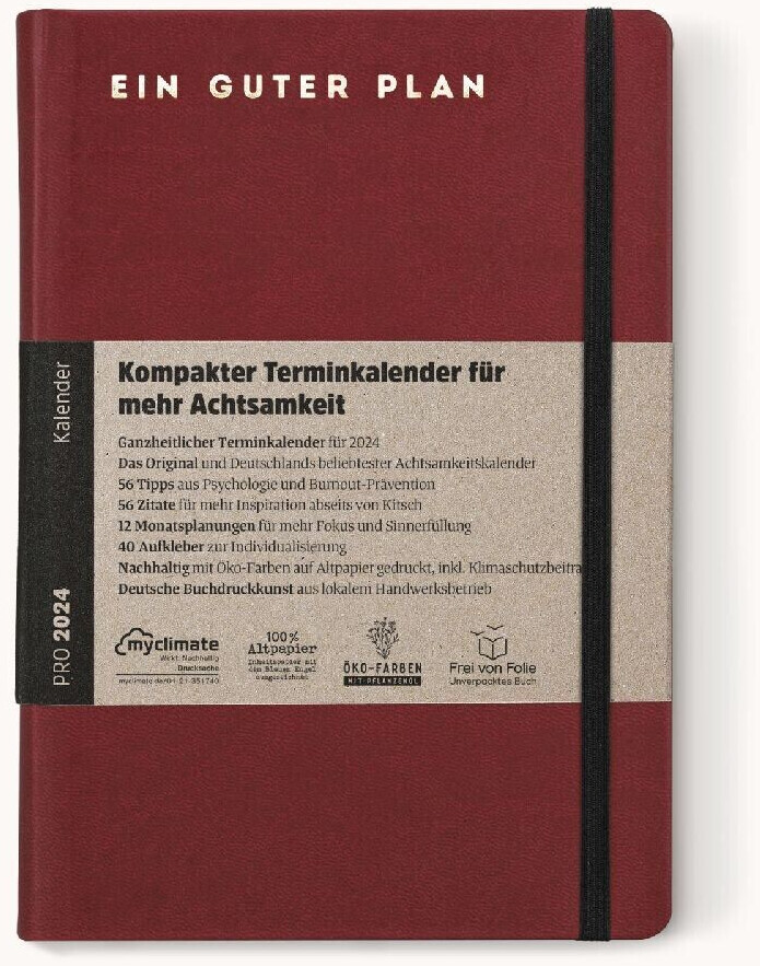 EGP Verlag GmbH Ein guter Plan Pro 2024 Burgund ab 25,95 ...