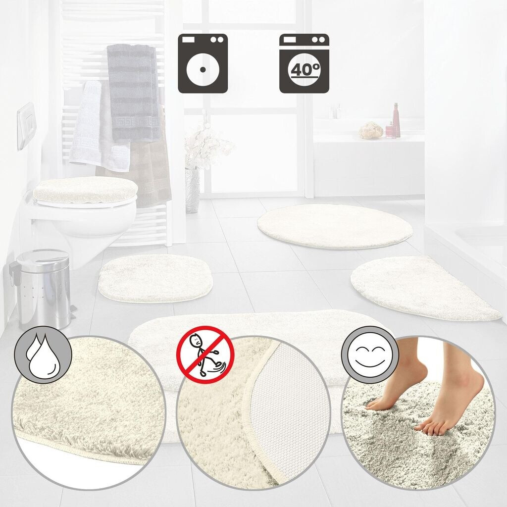 Erwin Müller Badematte Kefalonia braun-beige rund: 80 cm Ø ab 69,00 ...