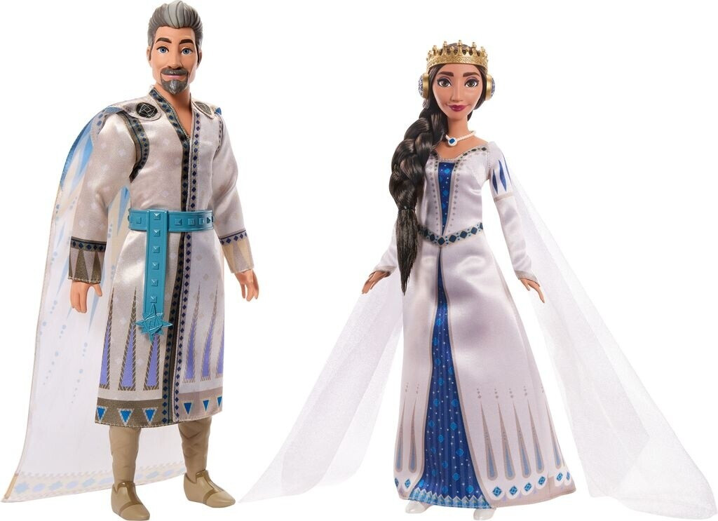 Buy Mattel Disney Wish King Magnifico And Queen Amaya Of Rosas 2 Pack Hrc18 From £1900 Today