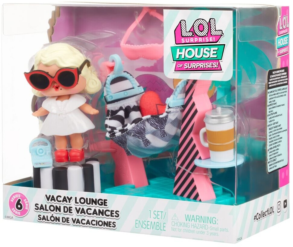LOL Surprise Möbel mit Puppe - Serie 6 - Holiday Comfort & Leading Baby ...