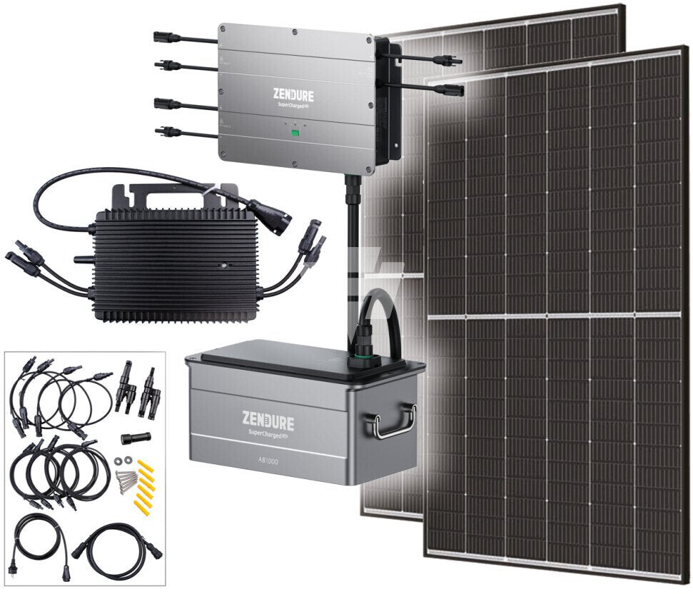 Zendure SolarFlow Balkonkraftwerk 800W/600W mit 960Wh Speicher ab 839 ...