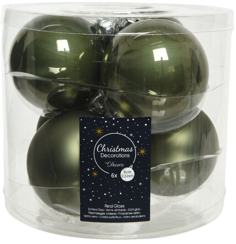 Kaemingk Glas 8cm 6 Stk. (140663) ab 8,99 € | Preisvergleich bei idealo.de