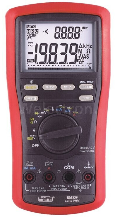 Brymen BM839 Multimeter ab 179,00 € | Preisvergleich bei idealo.de