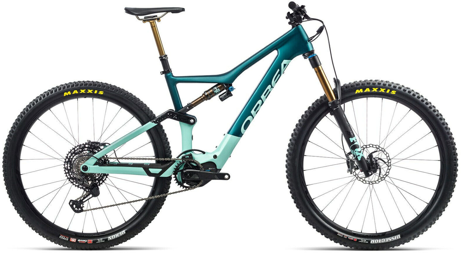 Orbea RISE M-TEAM Ice Green (Gloss)-Ocean (Matte) 360 Men 29 (2022) ab ...