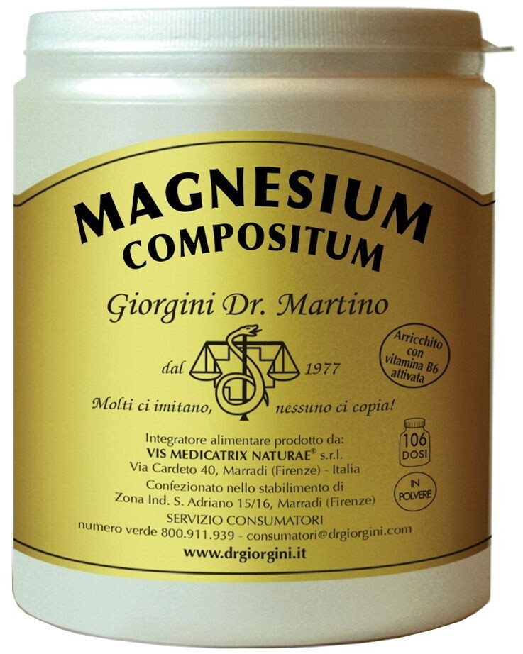 Dr. Giorgini Magnesium Compositum Polvere (500g) a € 49,77 (oggi ...