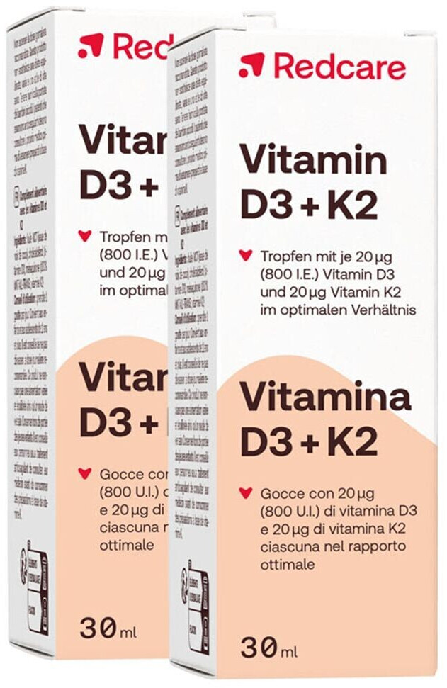 Shop-Apotheke Redcare Vitamin D3 + K2 Tropfen (2x30ml) ab 31,32 € | Preisvergleich bei idealo.de