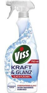 Viss Glasreiniger Kraft und Glanz Glas und Flächen Spray ...