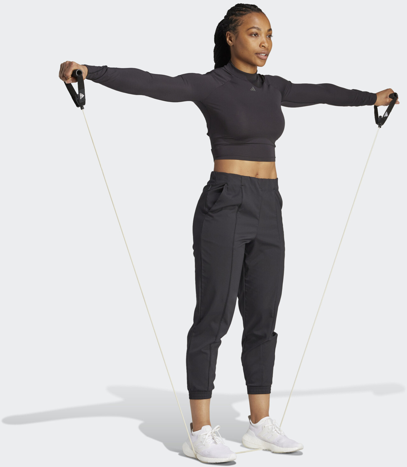 Adidas Woman AEROREADY Train Essentials Minimal Branding Woven Pants ...