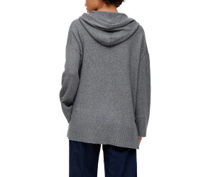 S.Oliver Strickpullover mit verlängertem Rückensaum (2141802) grau ab ...