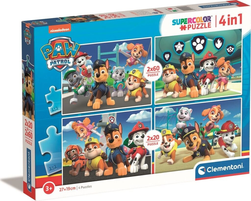 Clementoni Paw Patrol 4in1 Super Color Puzzle (160 pcs) ab 11,63 ...