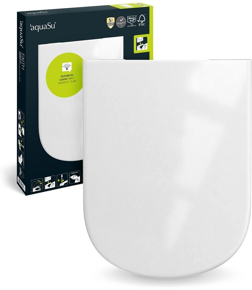 aquaSu WC-Sitz Faith weiß (407526_MM) ab 64,99 € | Preisvergleich bei ...