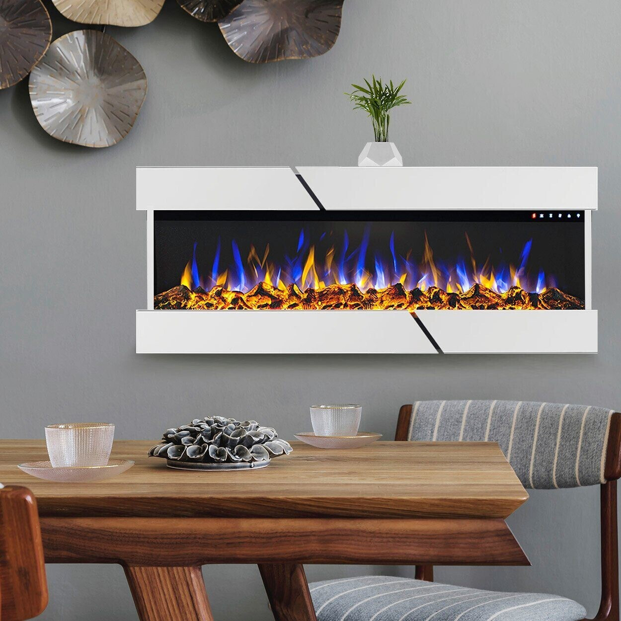 Glow Fire Elektrokamin Insert Cobalt 50 Multicolor LED 1600W mit ...