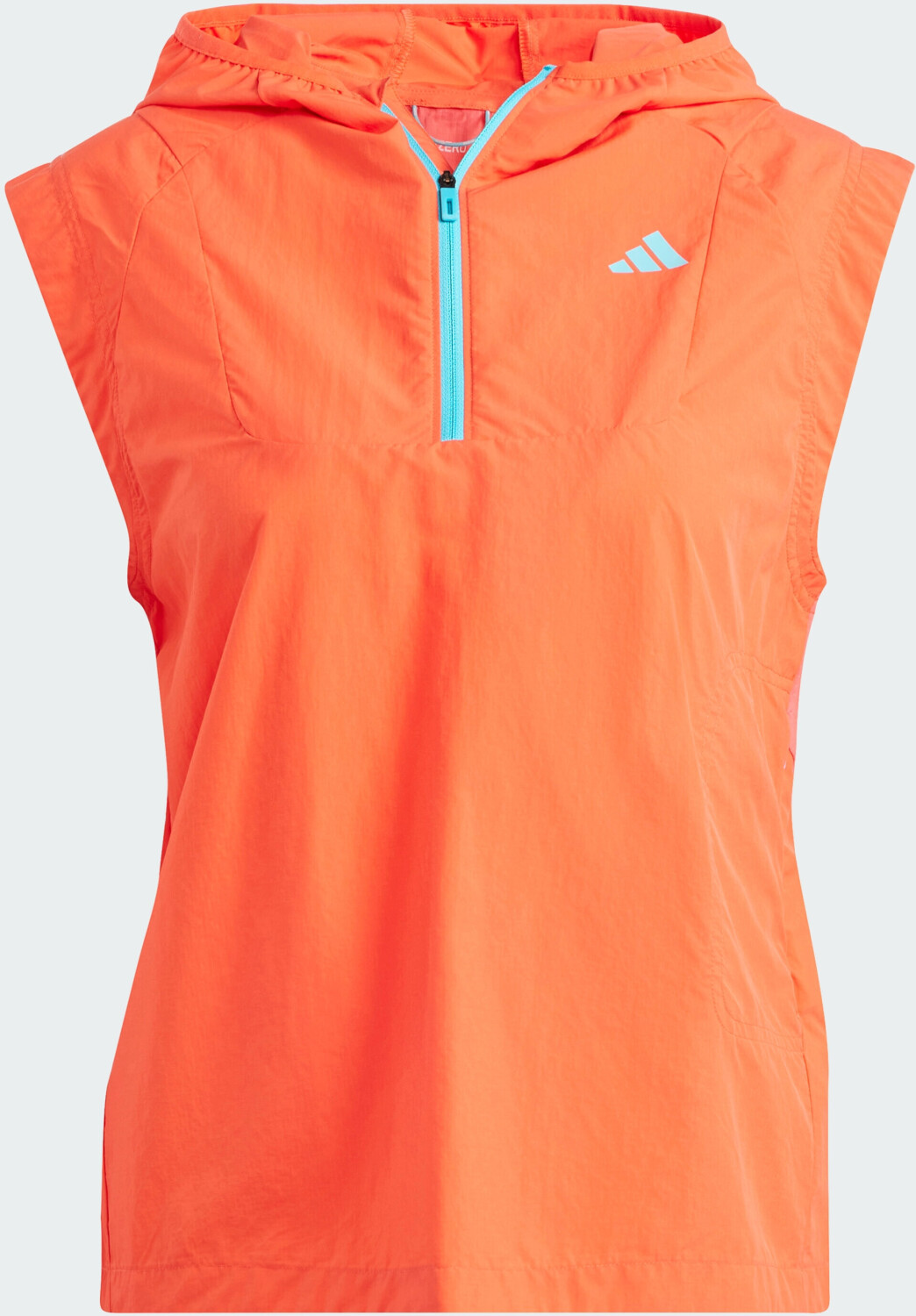 Adidas Adizero Half-Zip Running Gilet (IM2135) bright red/bright red ab ...