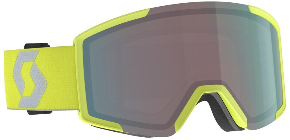 Scott Shield+extra Lens Ski Goggles (278584-7410-ENHAQUACHR) Durchsichtig Enhancer Aqua Chrome ...