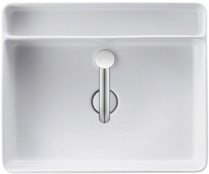 Duravit Bento Starck Box Aufsatzbecken 550 x 460 mm weiß seidenmatt ...