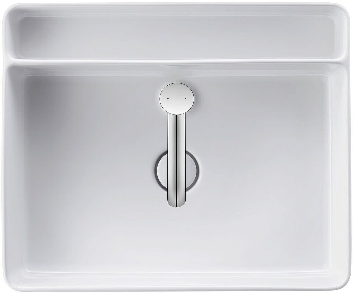 Duravit Bento Starck Box Aufsatzbecken 550 x 460 mm weiß seidenmatt ...