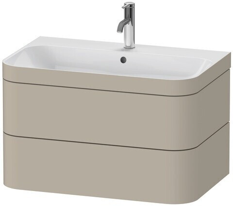 Duravit Happy D.2 Plus Möbelwaschtisch c-bonded mit Unterbau ...