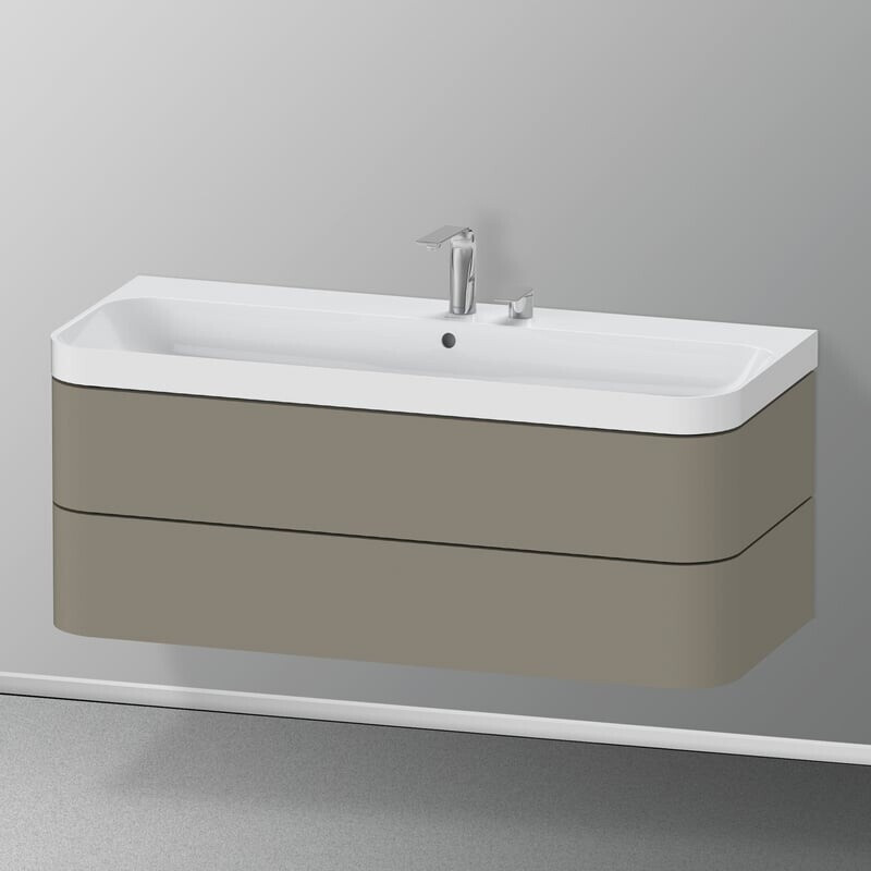 Duravit Happy D.2 Plus Möbelwaschtisch c-shaped mit Unterbau ...