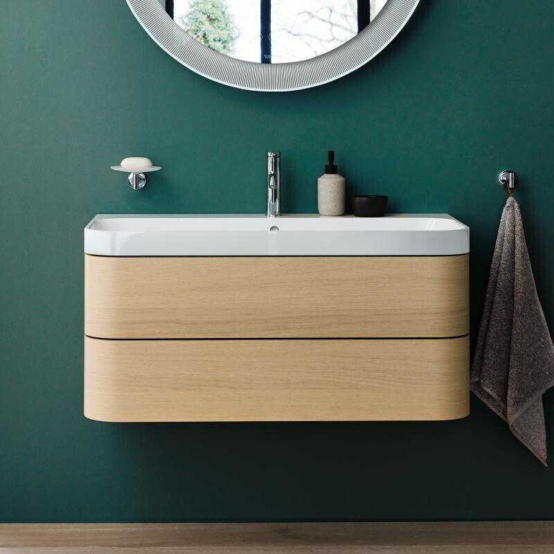 Duravit Happy D.2 Plus Möbelwaschtisch c-shaped mit Unterbau ...