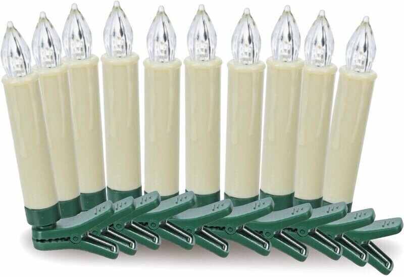 DAYLITE LED-Baumkerzen Erweiterungs Set warmweiß 10 Stk. (EWS10) ab 2 ...