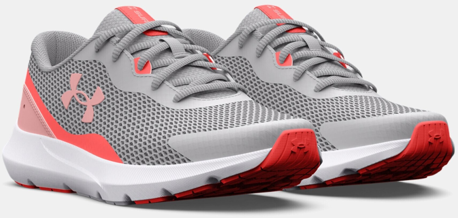 Under Armour Surge 3 Kids halo grey/venom red/pink fizz ab 28,48 ...