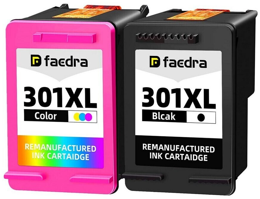 Faedra ersetzt HP 301XL schwarz + color ab 37,76 € | Preisvergleich bei ...