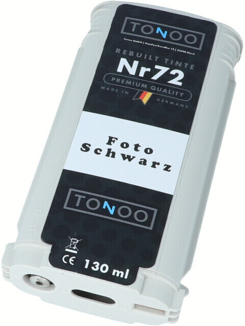 Tonoo Tinte ersetzt HP C9370A / 72 Foto Schwarz ab 49,95 ...