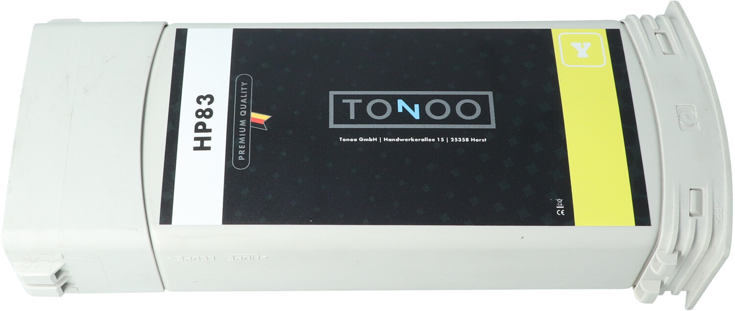 Tonoo Tinte ersetzt HP 81 | C4933A Gelb ab 99,95 € | Preisvergleich bei ...