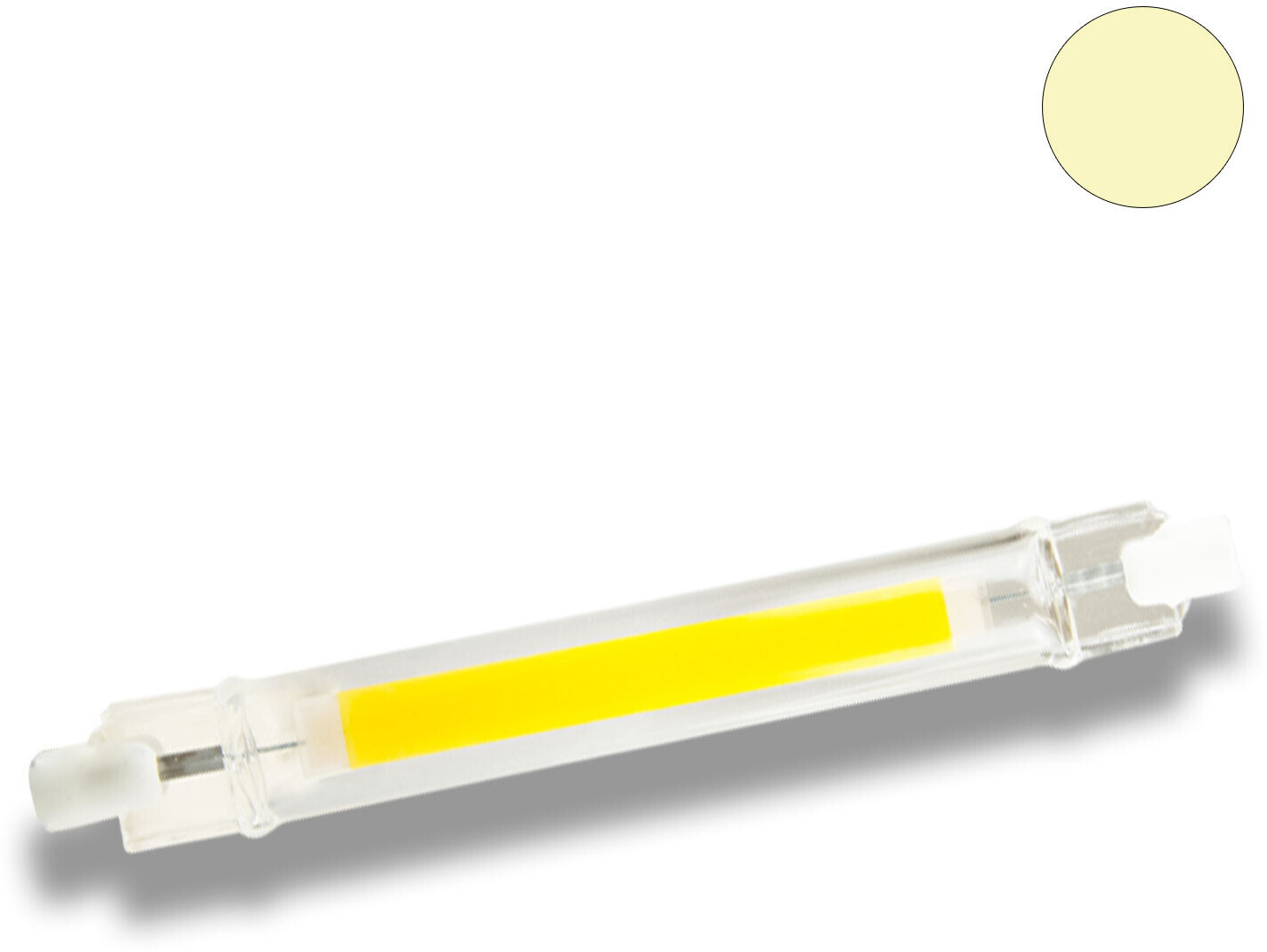 Isolicht Glas R7S LED Stab 7 Watt, COB warmweiß, 118mm ab 6,98 ...