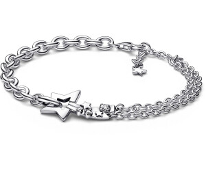 Pandora Shooting Star Double Chain Bracelet (592409C01) au meilleur ...