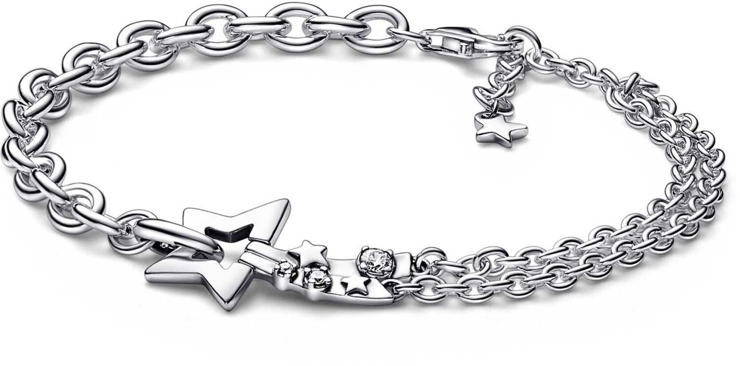 Pandora Shooting Star Double Chain Bracelet (592409C01) au meilleur ...