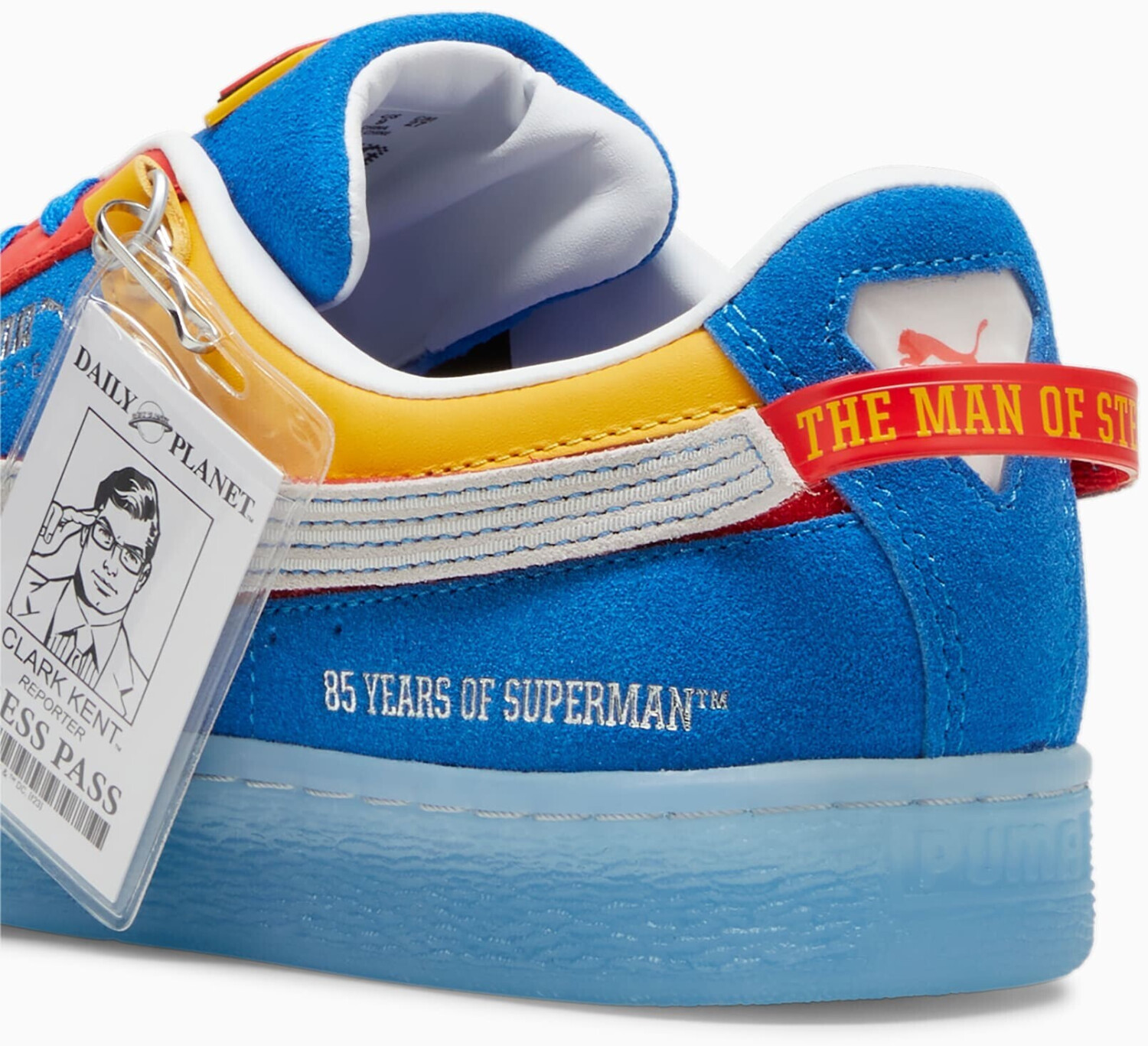Puma x SUPERMAN 85th Anniversary Suede (396210) racing blue/red/yellow ...