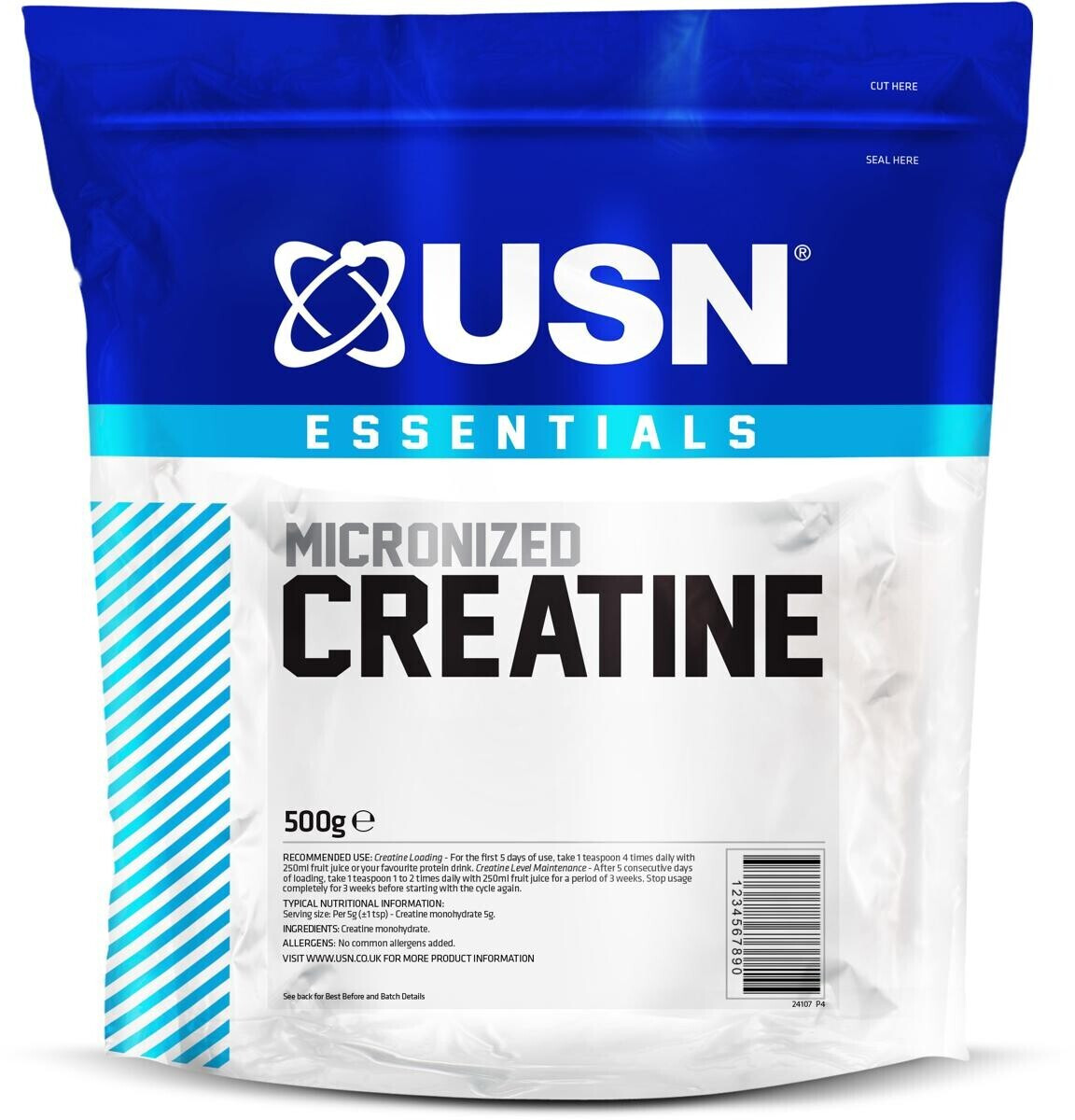 USN Creatine Micronized 500g Unflavored ab 17,90 € | Preisvergleich bei ...