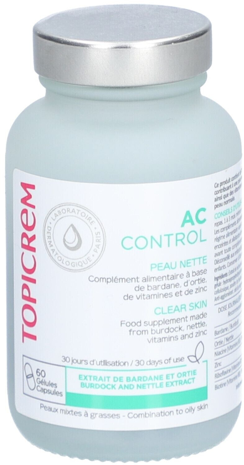 Topicrem AC Control Peau nette 60 gélules au meilleur prix sur idealo.fr