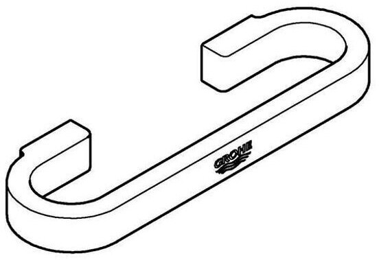 GROHE Selection bath grab rail 30 cm cool sunrise (41064GL0) au ...