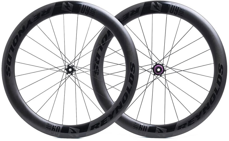 Reynolds Blacklabel 60 Expert Disc Tubeless Road Wheel Set silver 12 x ...