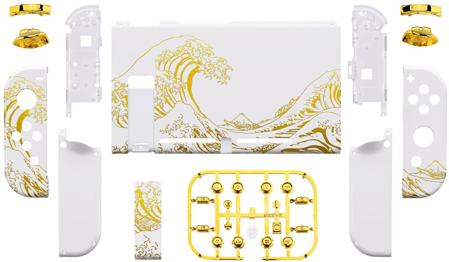 eXtremeRate Nintendo Switch Replacement Full Set Shells with Buttons ...