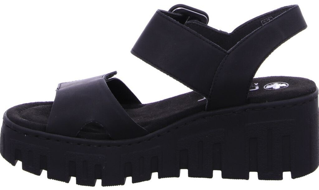 Rieker Sandale (68050) schwarz ab 40,71 € | Preisvergleich bei idealo.de