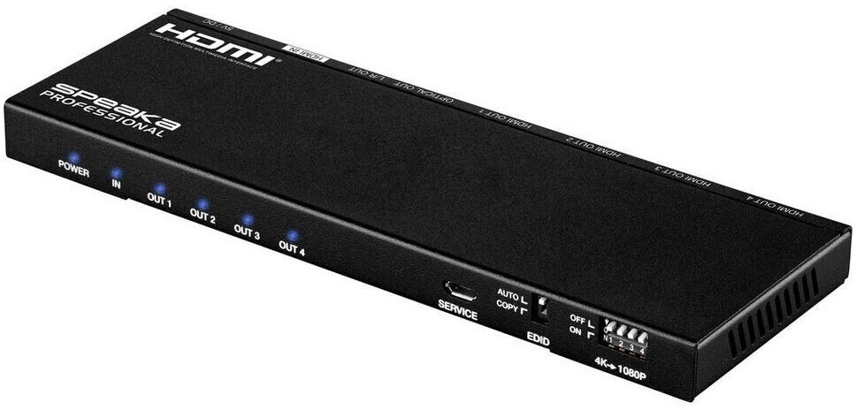 SpeaKa Professional 4 Port HDMI-Splitter (SP-7541992) au meilleur prix ...