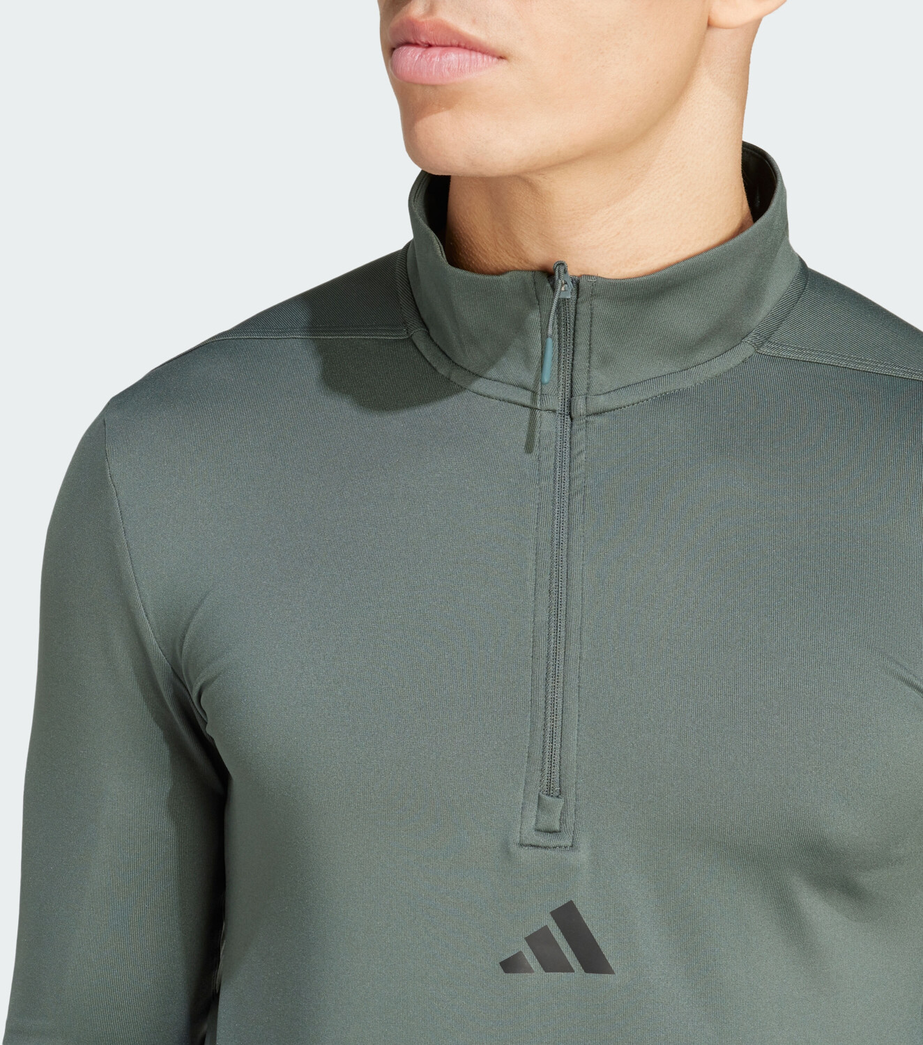 Adidas Workout Quarter-Zip Top (IS3802) legend ivy/black au meilleur ...