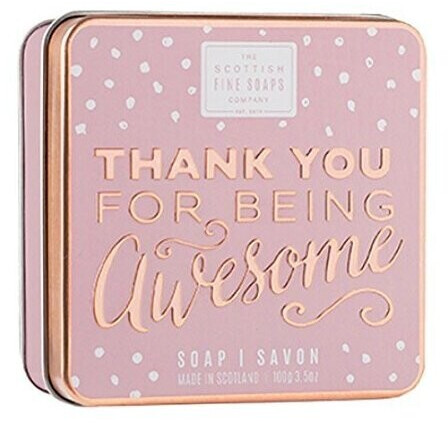 Scottish Fine Soaps Soap in a Tin Thank You for Being Awesome (100g) ab 8,90 € | Preisvergleich ...