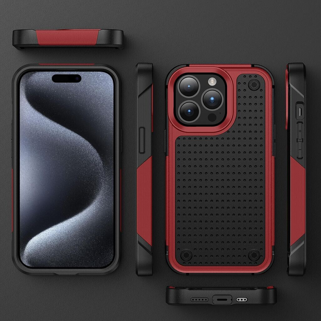 LaimTop Für iPhone 15 Pro Max Hülle Militärqualität Stoßfest Hybrid 2 ...