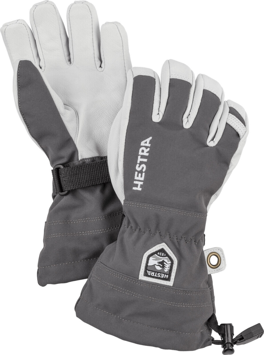 Hestra Army Leather Heli Ski Jr. 5 Finger (30560) grey ab 79,85 ...