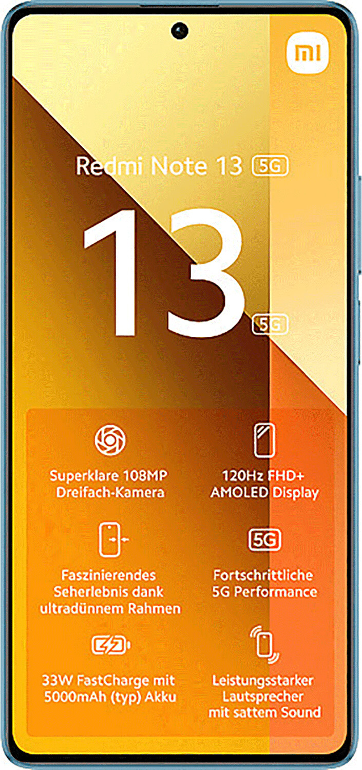 Xiaomi Redmi Note 13 5G 256 Go bleu givré au meilleur prix sur idealo.fr