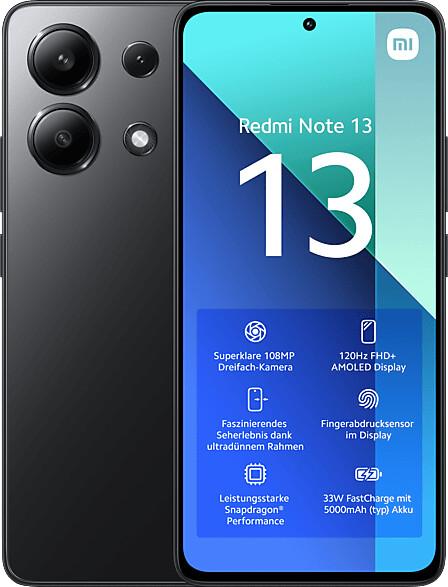 Xiaomi Redmi Note 13 4G 6 Go 128 Go noir minuit au meilleur prix sur ... Xiaomi Redmi Note 13 4G 6 Go 128 Go noir minuit au meilleur prix sur ...