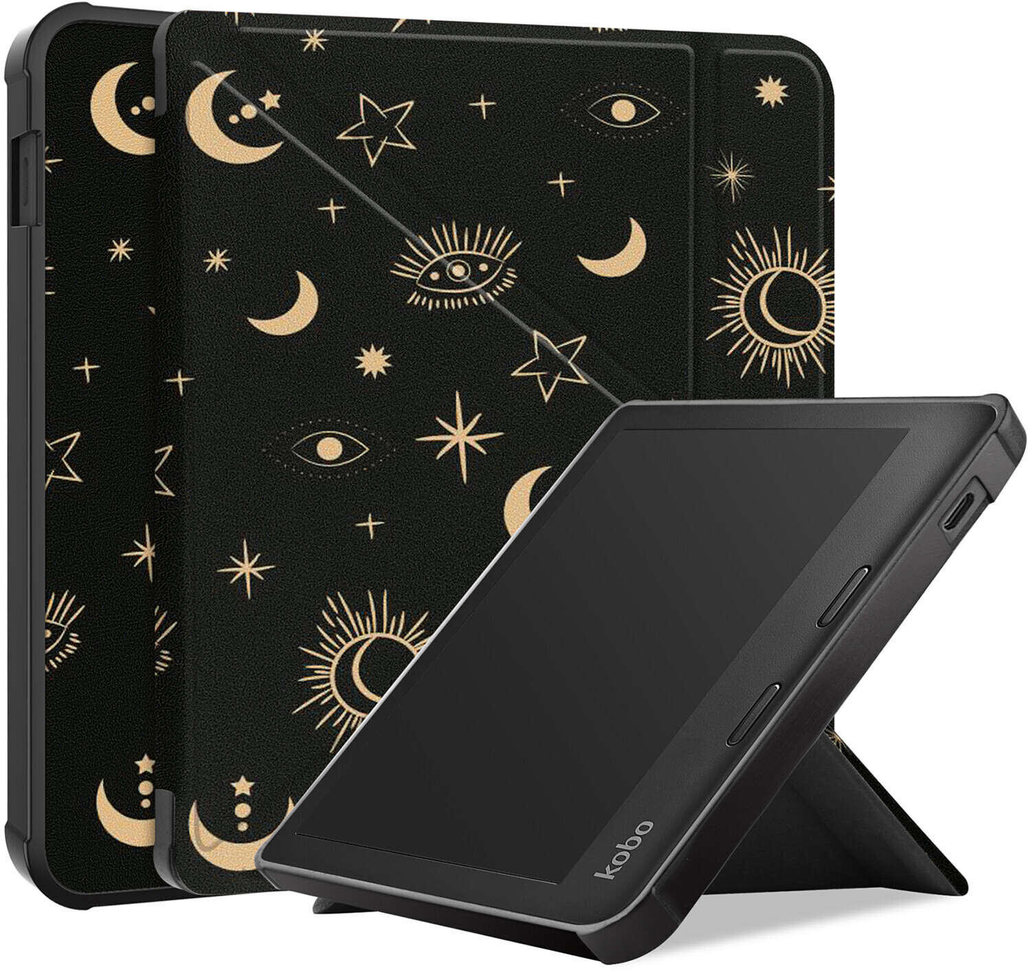iMoshion Design Origami Case Kobo Libra 2 / Tolino Vision 6 - Stars Sky ...