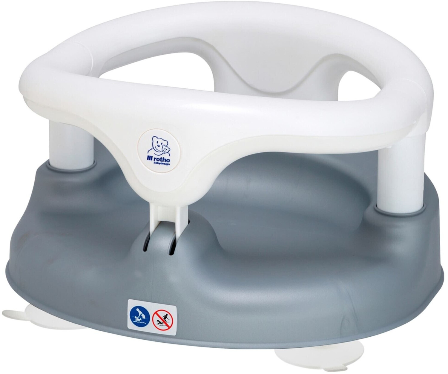Rotho-Babydesign Badesitz weiß - silbergrau ab 32,99 € | Preisvergleich ...