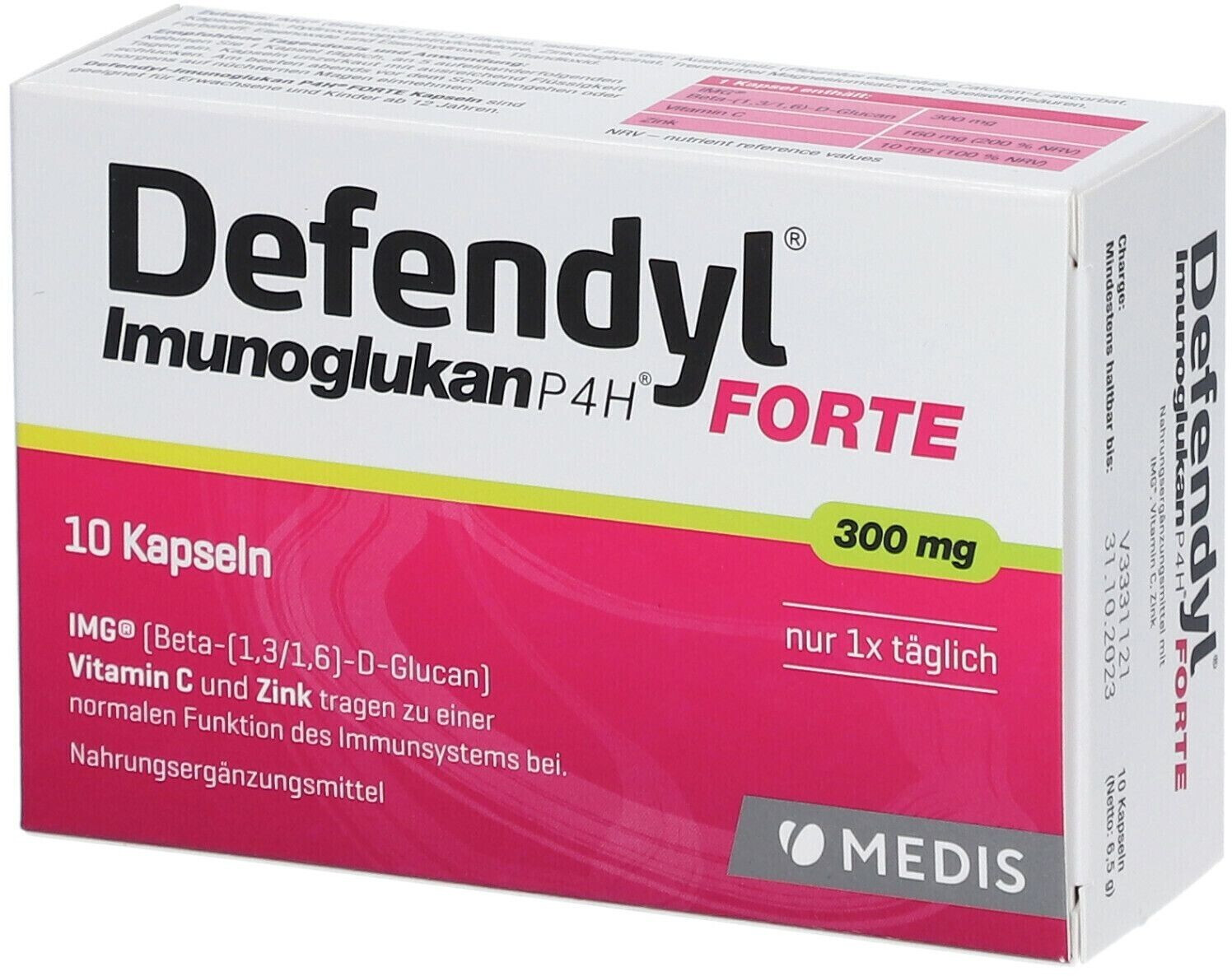 Medis Defendyl Imunoglukan P4H Forte Kapseln (10 Stk.) ab 21,95 ...