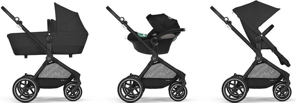 Cybex Eos Lux Trio-Set moon black/volcano black ab 595,98 ...