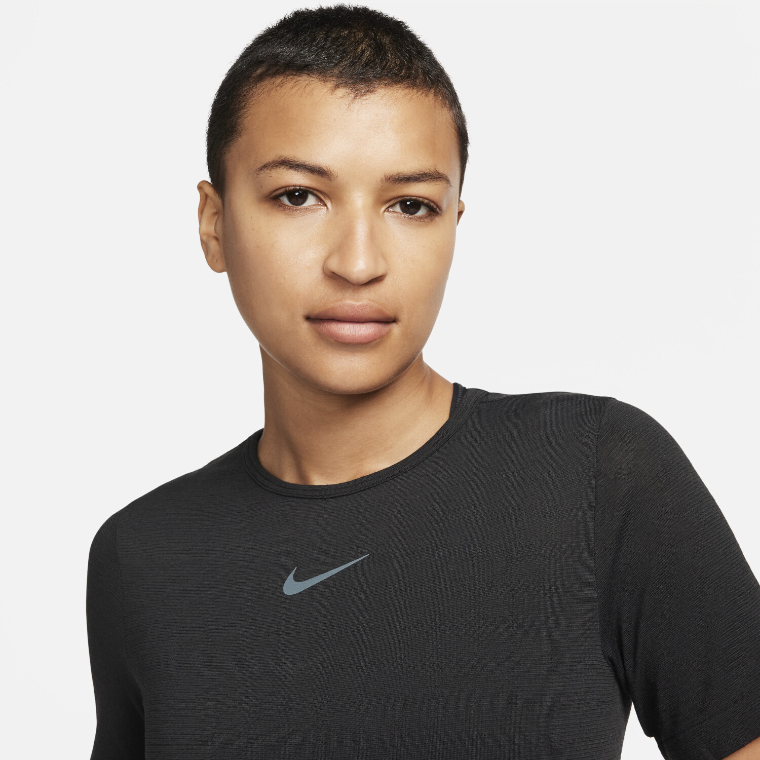 Nike Swift Wool Dri Fit Kurzarm Laufoberteil Für Damen Fb4473 Black